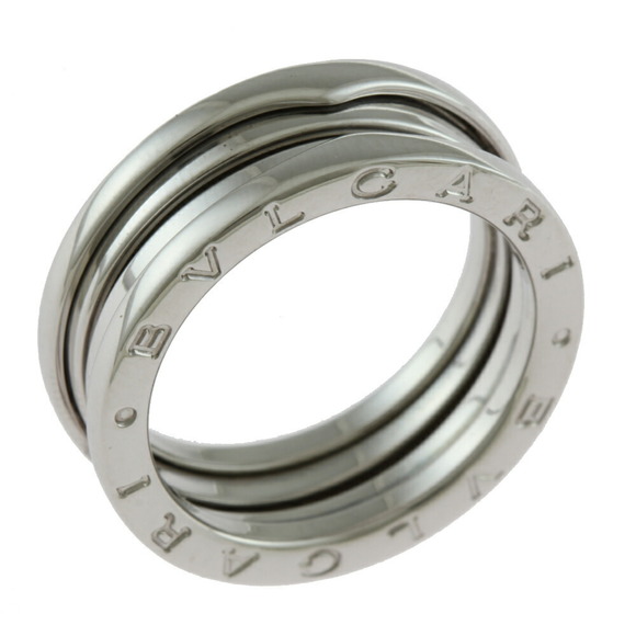 BVLGARI | Jewelry | Bvlgari Bzero B Zero One 3 Band Ring Size 165 18k K18 White Gold Ladies Bul ...